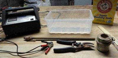 How To Remove Rust Using Electrolysis (2025) | Today's Homeowner