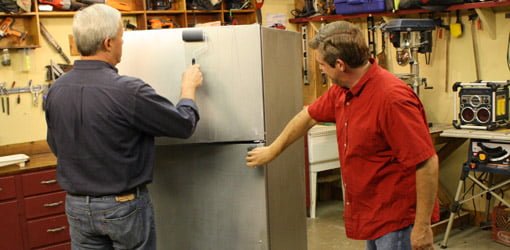 How to Refinish Appliances with Liquid Stainless Steel - Today's Homeowner