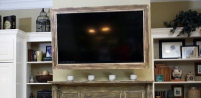 How to Build a Custom TV Picture Frame - Today's Homeowner