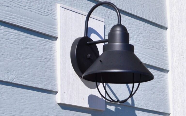 How to Install a Light Fixture on Fiber Cement Siding