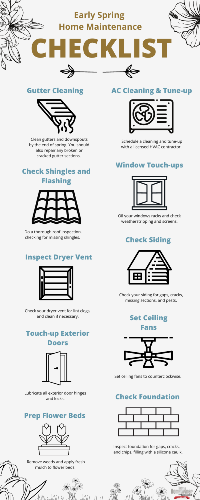 Spring Home Maintenance Checklist (2025) | Today's Homeowner