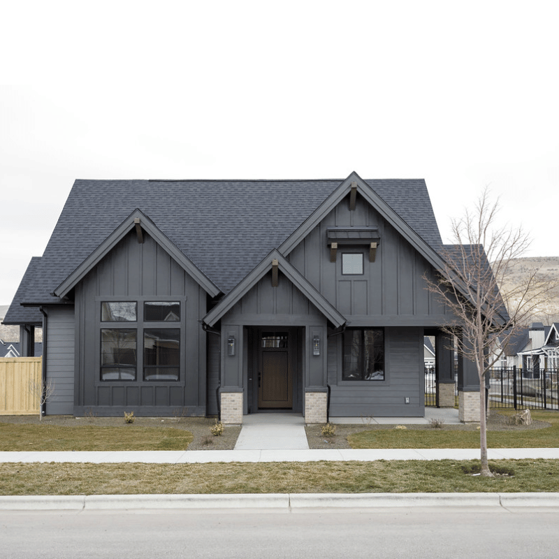 13 Black Board and Batten Exterior Home Ideas (2024) | Today's Homeowner